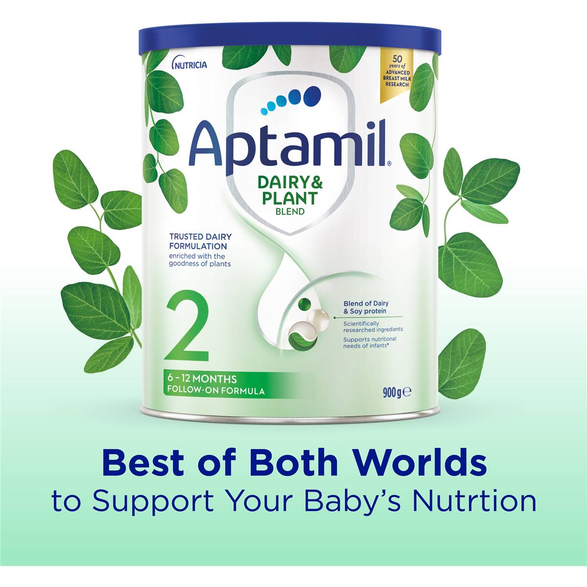 Aptamil Dairy & Plant Baby Formula From 6-12 Months 900g | Woolworths