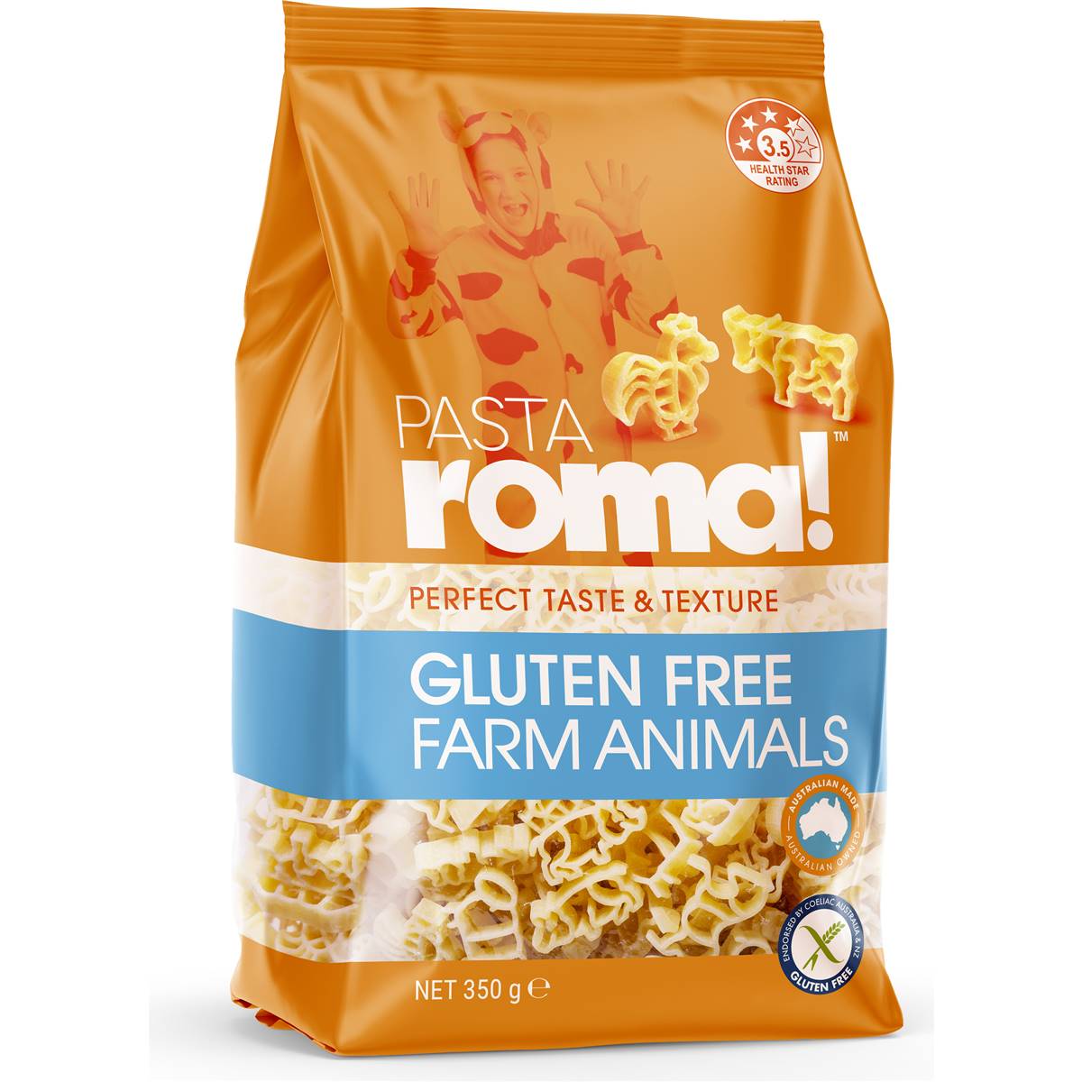 Pasta Roma Gluten Free Farm Animals Pasta 350g | Woolworths