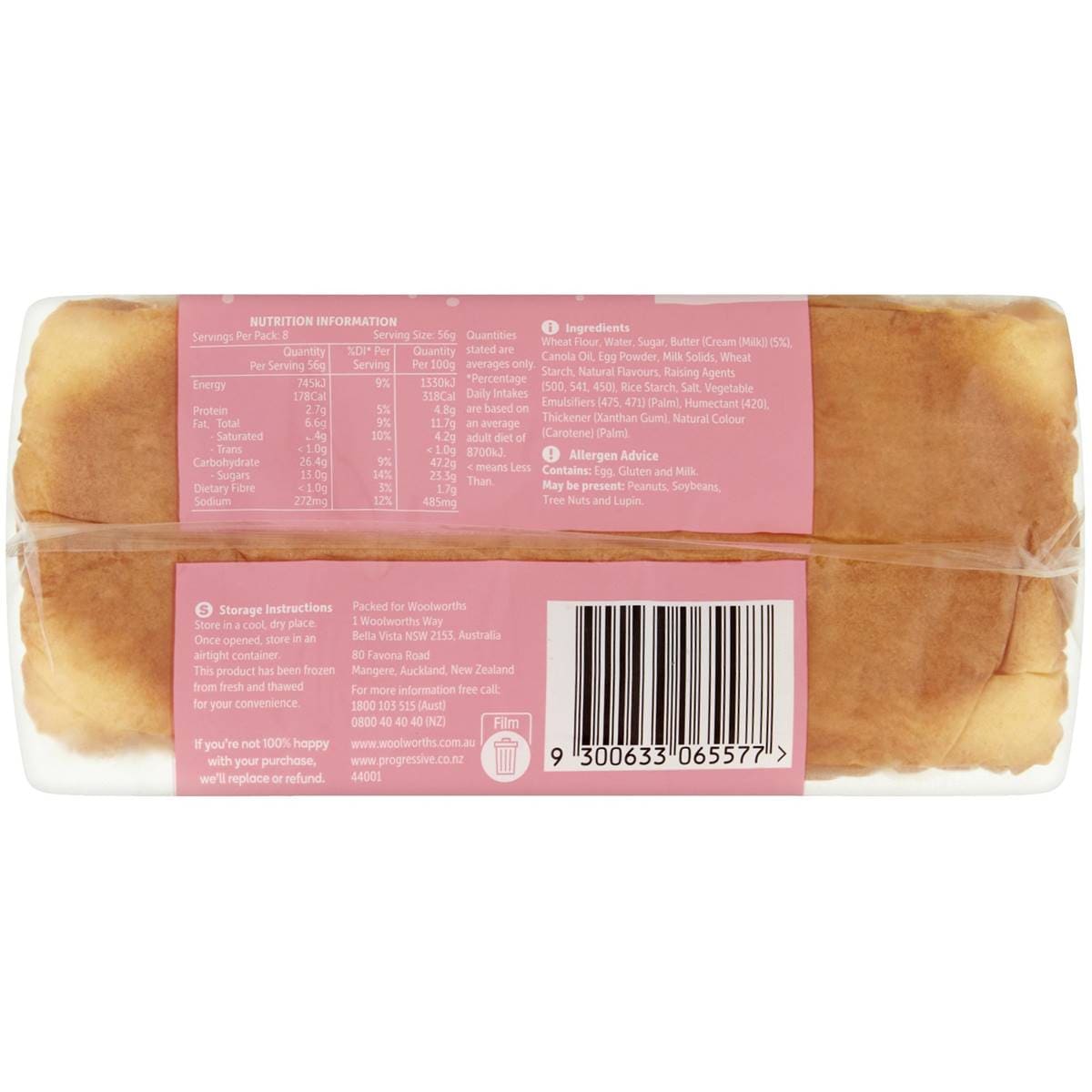 Woolworths Butter Cake 450g | Woolworths