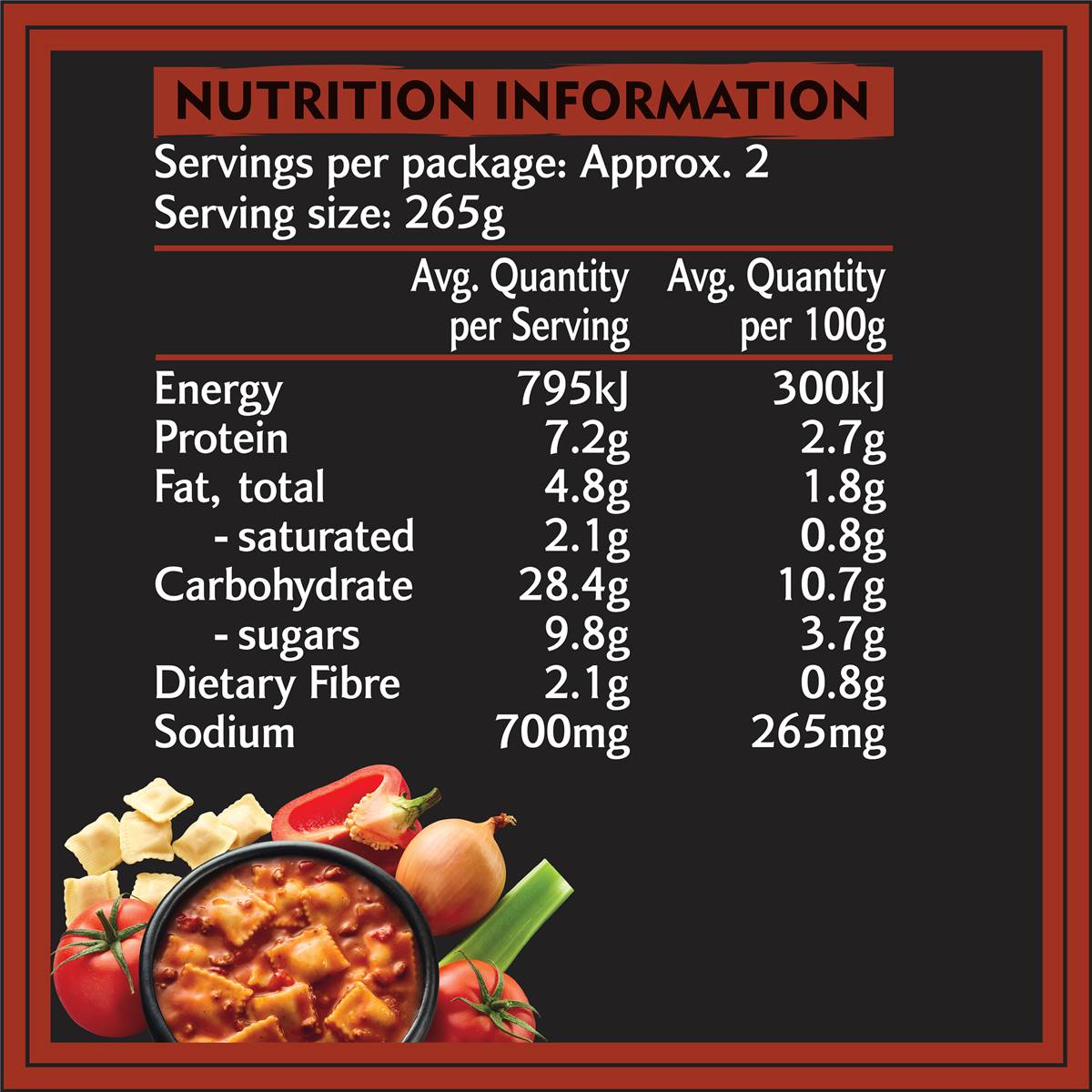 Heinz Big N Chunky Ravioli With Beef & Tomato Canned Meal 535g | Woolworths