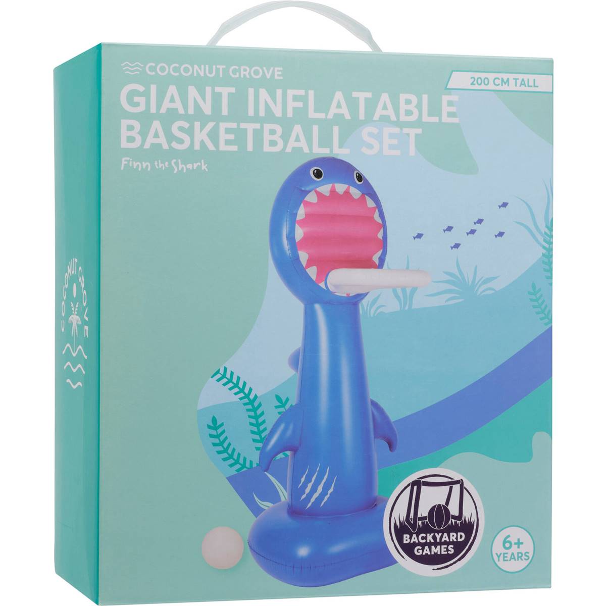 Inflatable Basketball Set Each | Woolworths