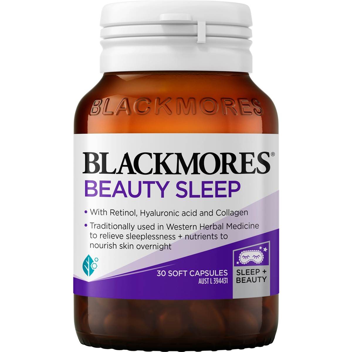 Blackmores Beauty Sleep Soft Capsules 30 Pack | Woolworths
