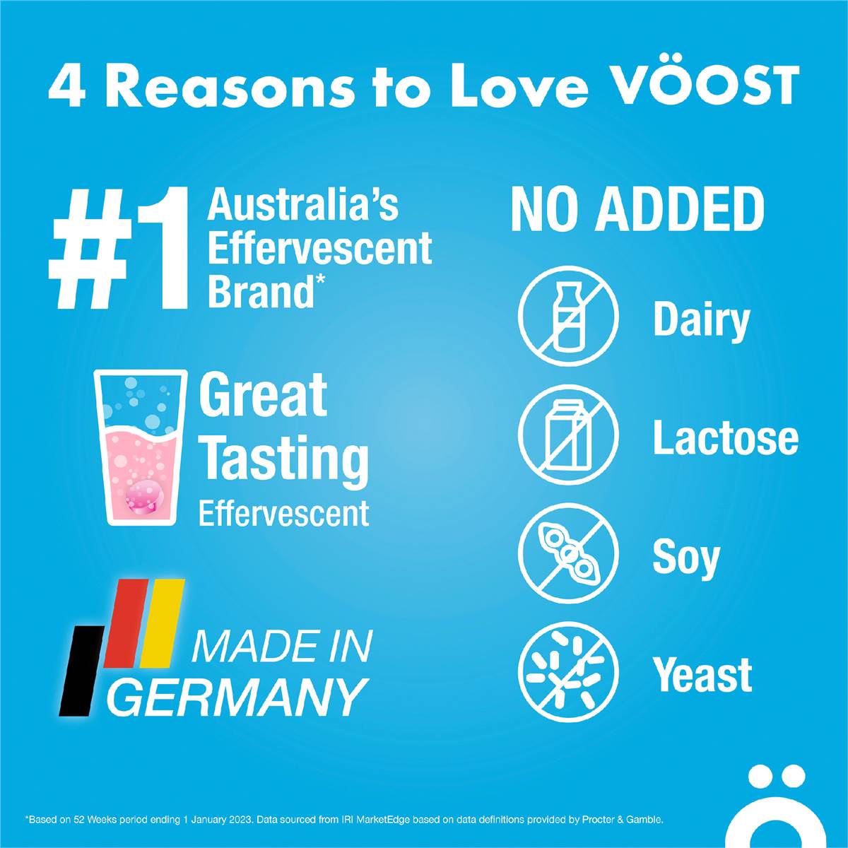 Voost Plus Skin Hydration Rose Lemonade Effervescent Tablets 20 Pack ...