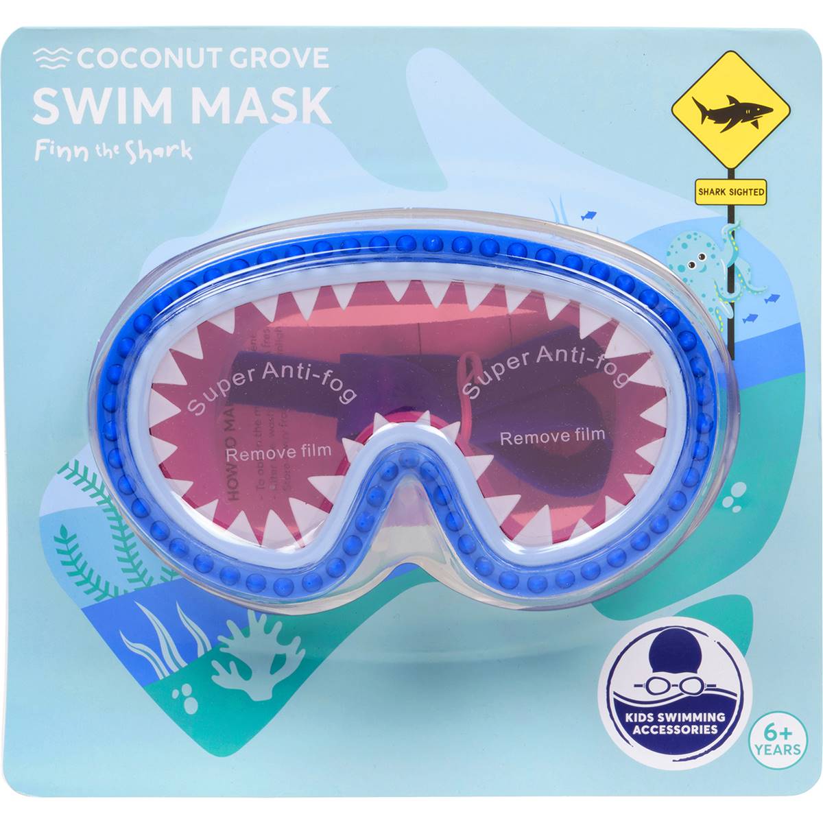 Swim Mask Shark Each | Woolworths
