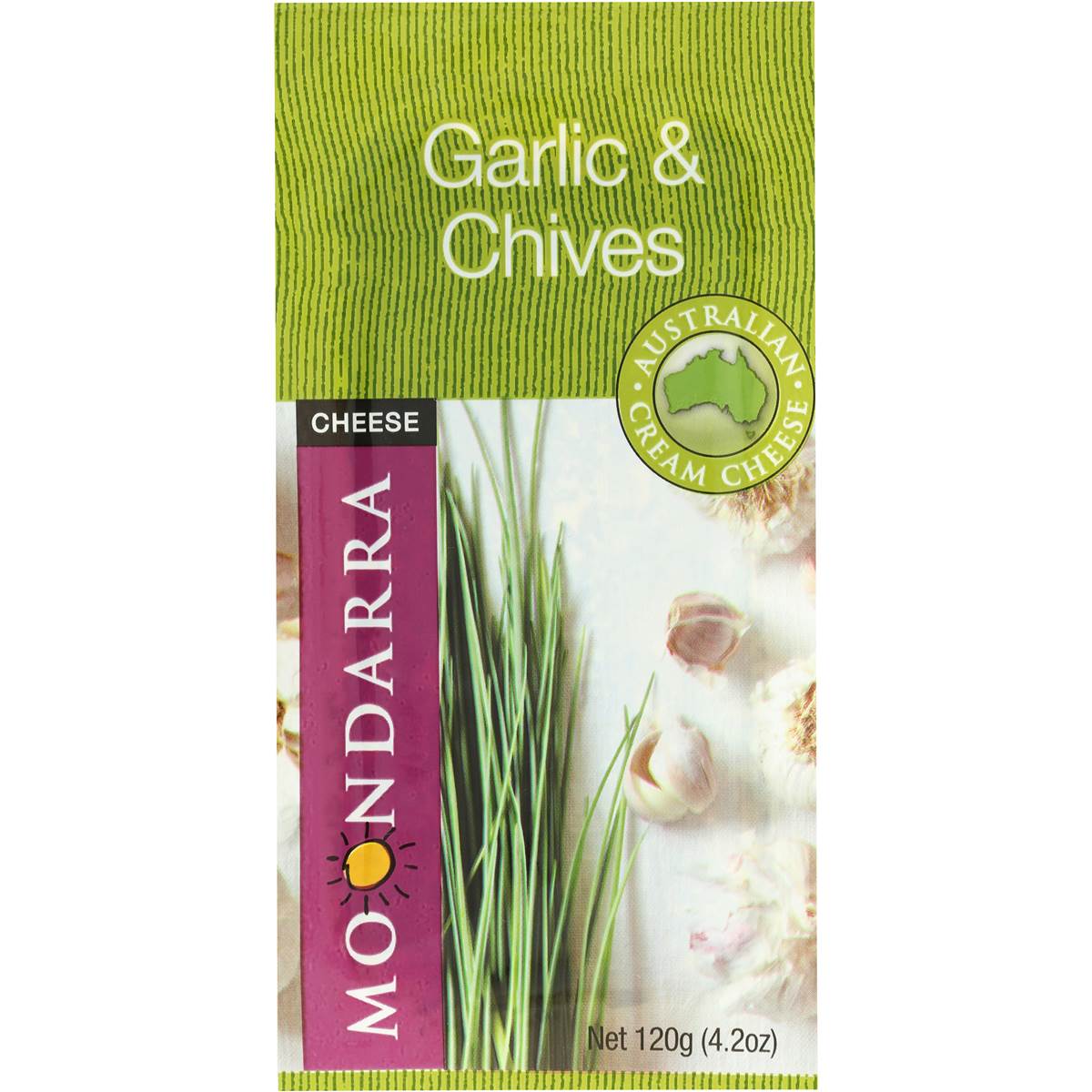 Moondarra Garlic & Chives Cheese 120g | Woolworths