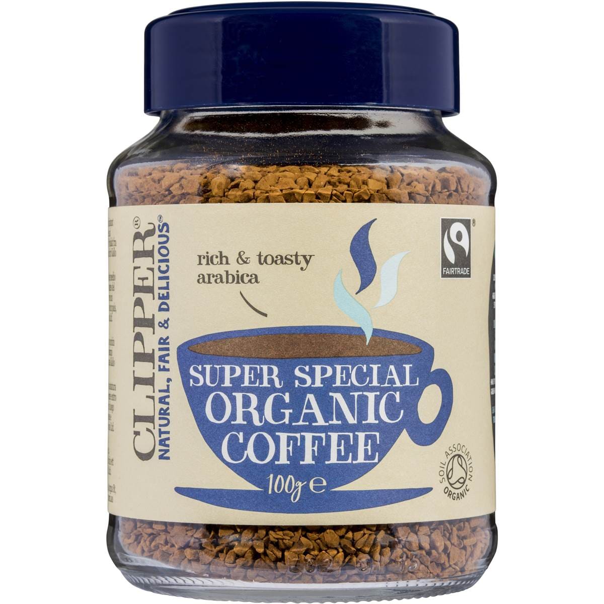 Clipper Organic Instant Coffee Medium Roast 100g | Woolworths