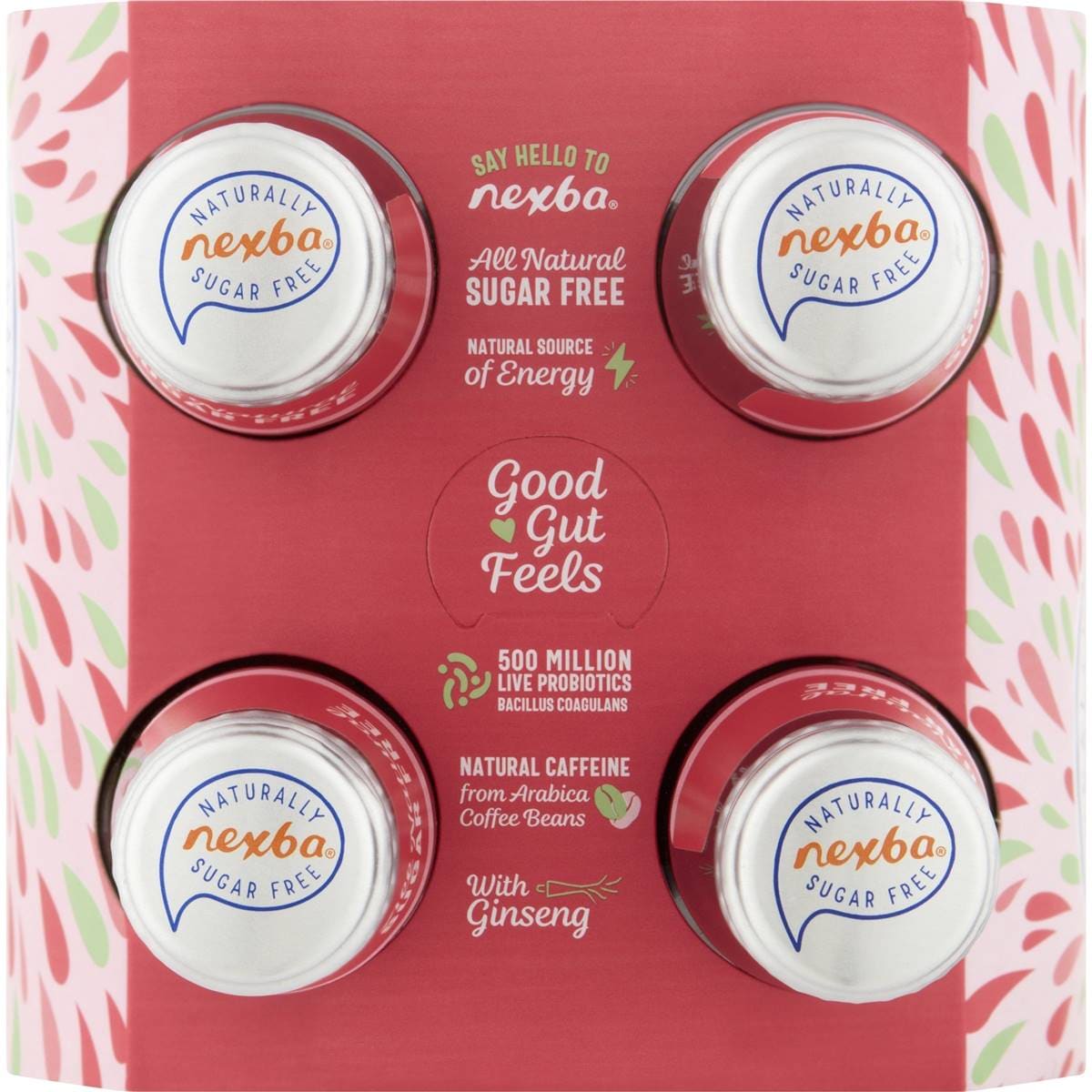 Nexba Kombucha Energy Guava & Lychee 330ml X 4 Pack | Woolworths