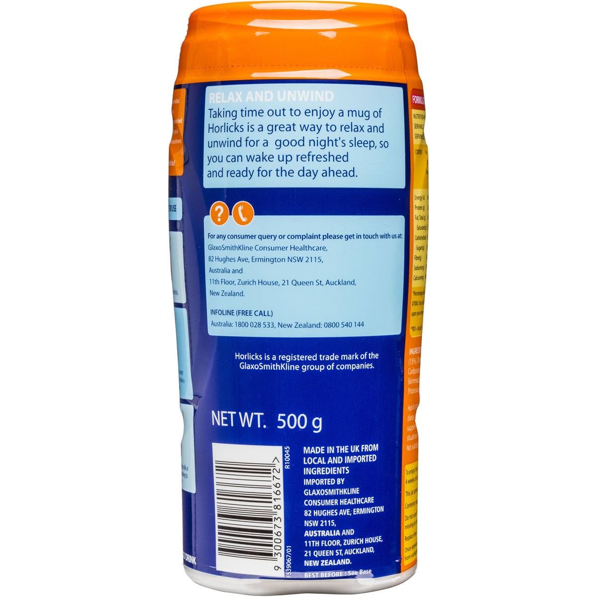 Horlicks Malted Milk Drink 500g | Woolworths