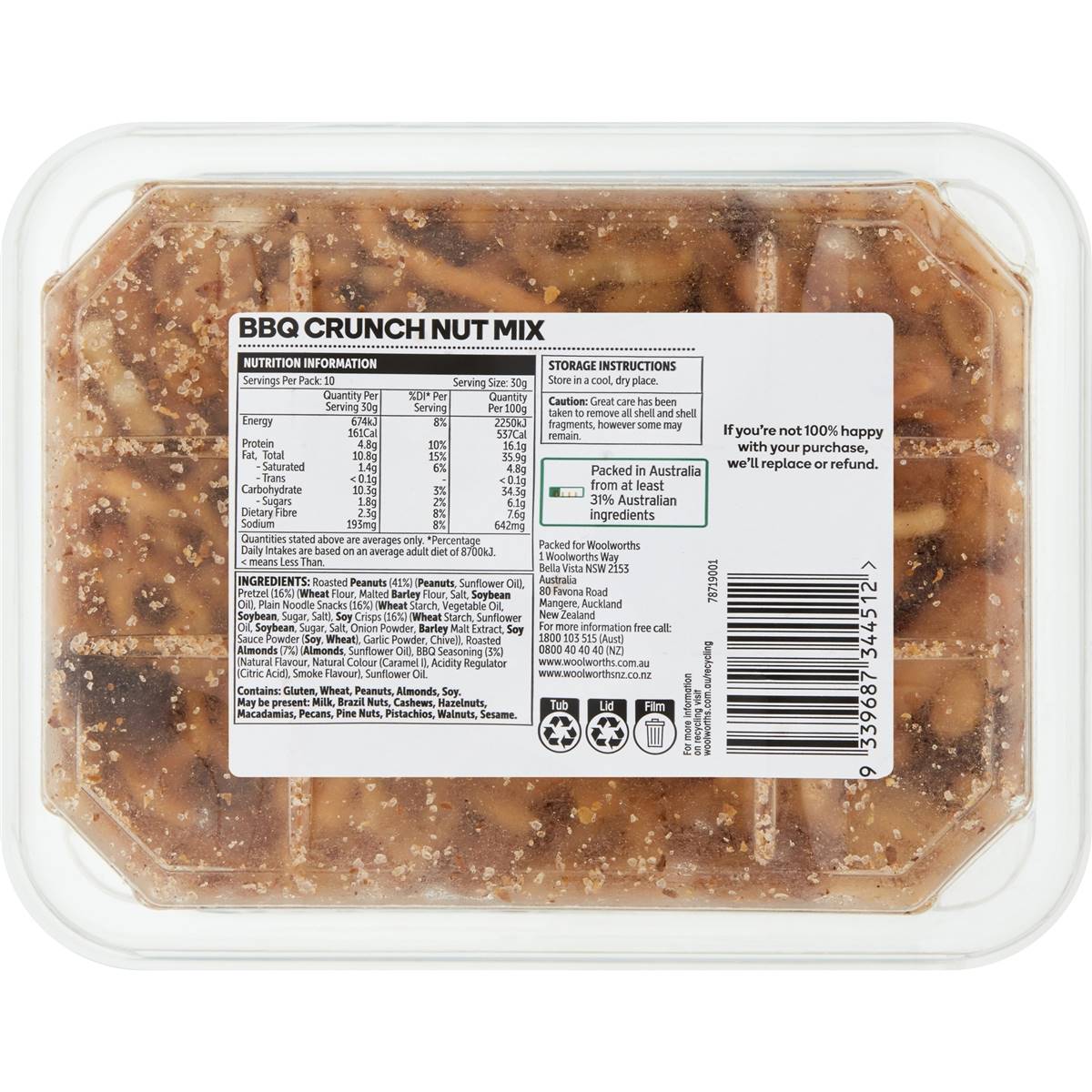 Woolworths Bbq Crunch Nut Mix 300g | Woolworths