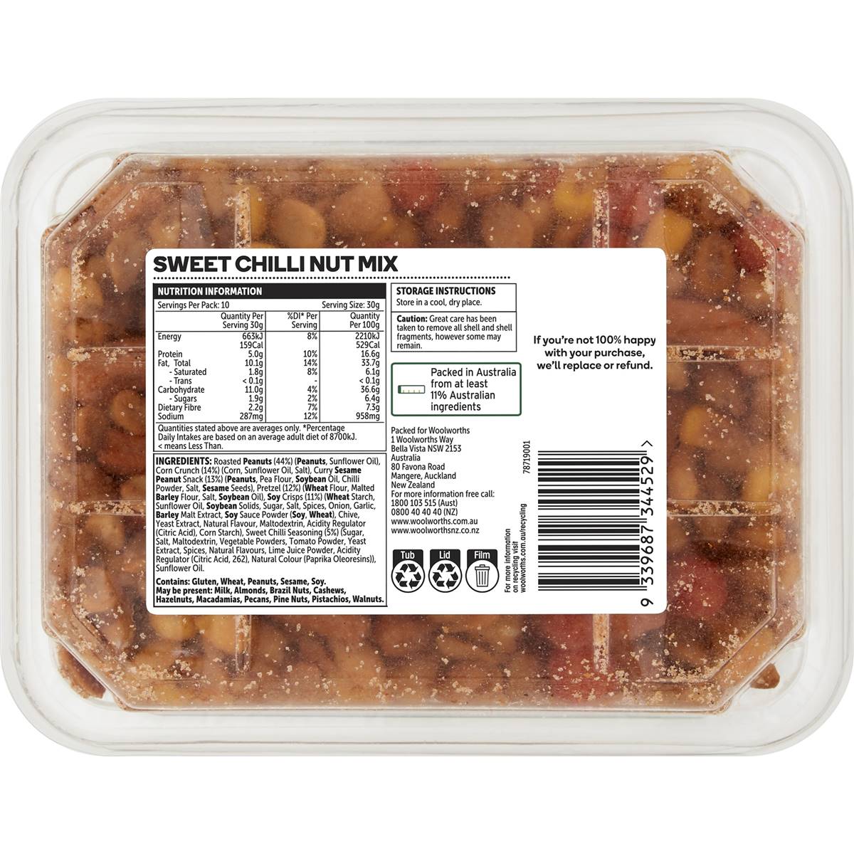 Woolworths Sweet Chilli Nut Mix 300g | Woolworths