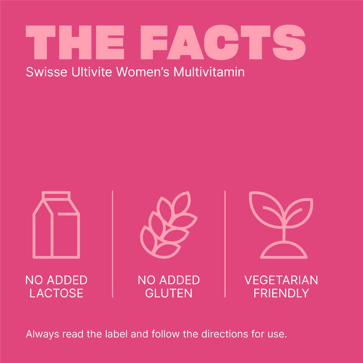 Swisse Ultivite Women's Multi Vitamin Tablets 60 Pack | Woolworths