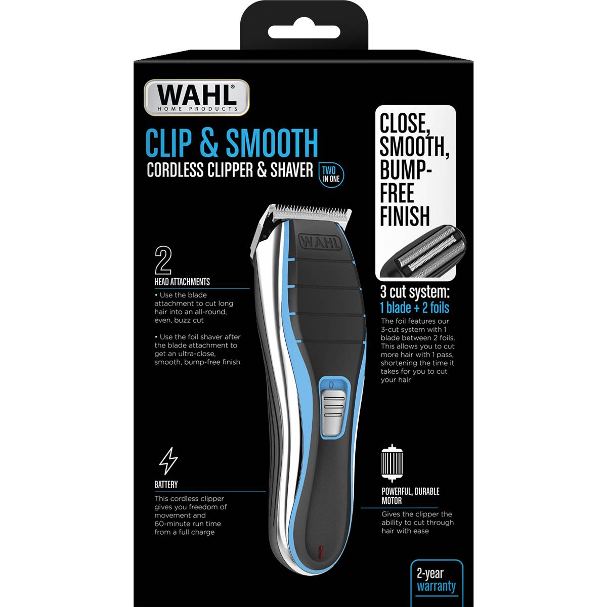 Wahl Clip & Smooth Clipper And Shaver Each | Woolworths