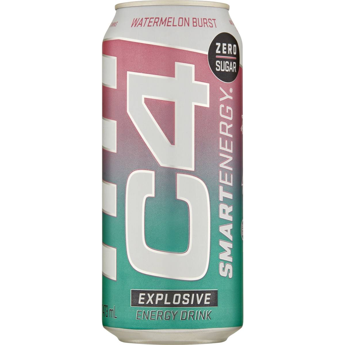C4 Smart Energy Drink Watermelon Burst 473ml | Woolworths