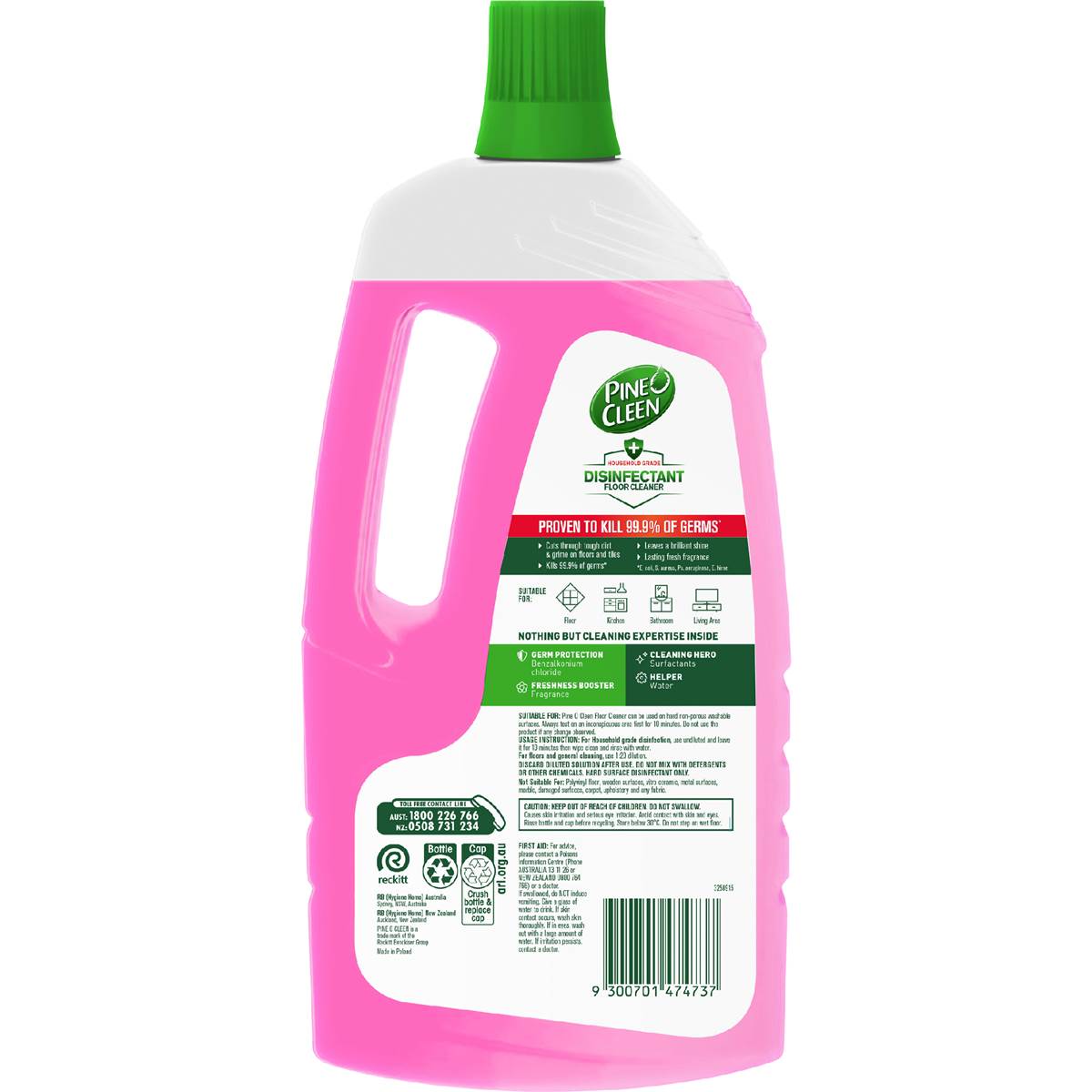 Pine O Cleen Pomegranate Floor Disinfectant Liquid 1 5l Woolworths