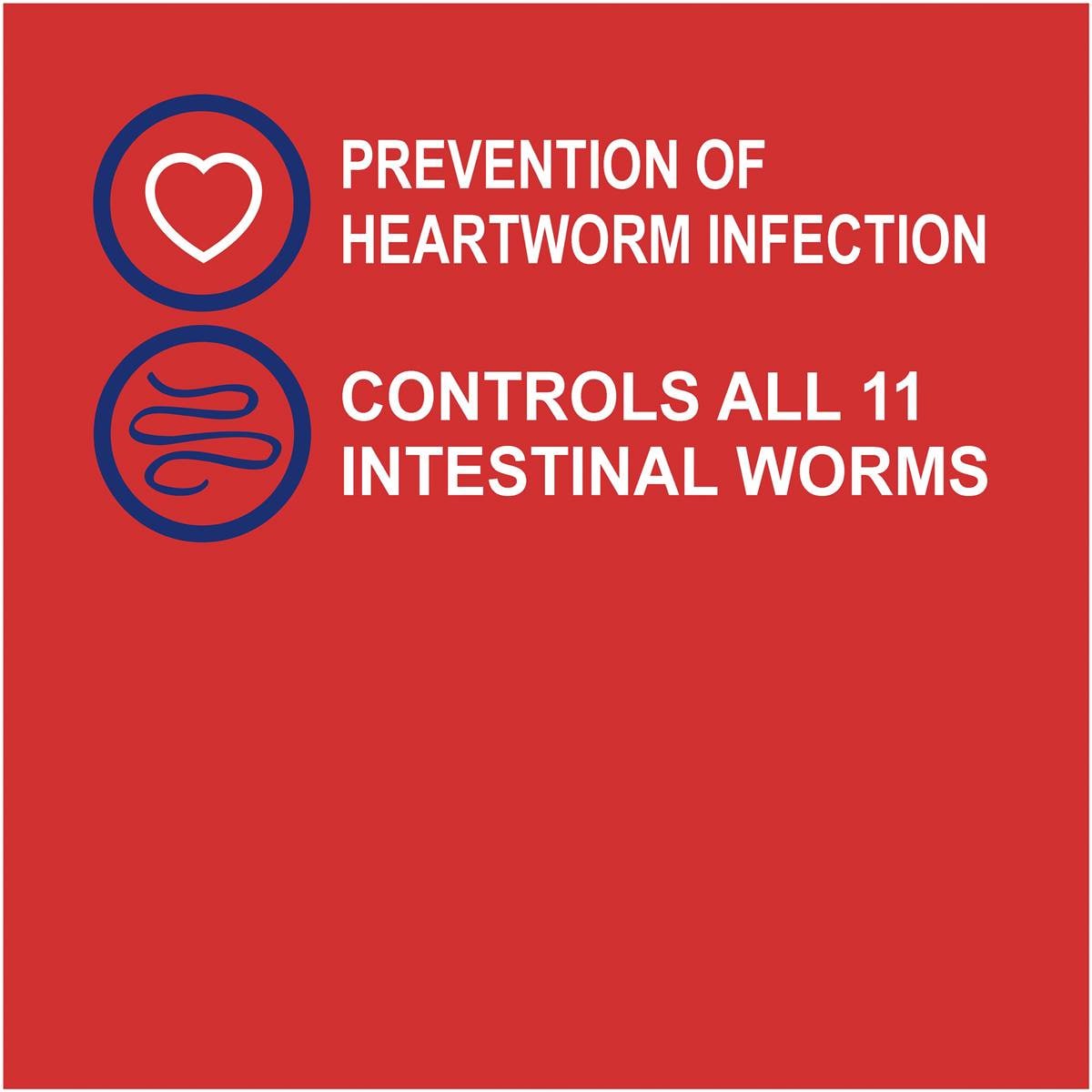 Exelpet Ezy Dose Heartwormer & Intestinal Allwormer For Dogs 4 Pack ...