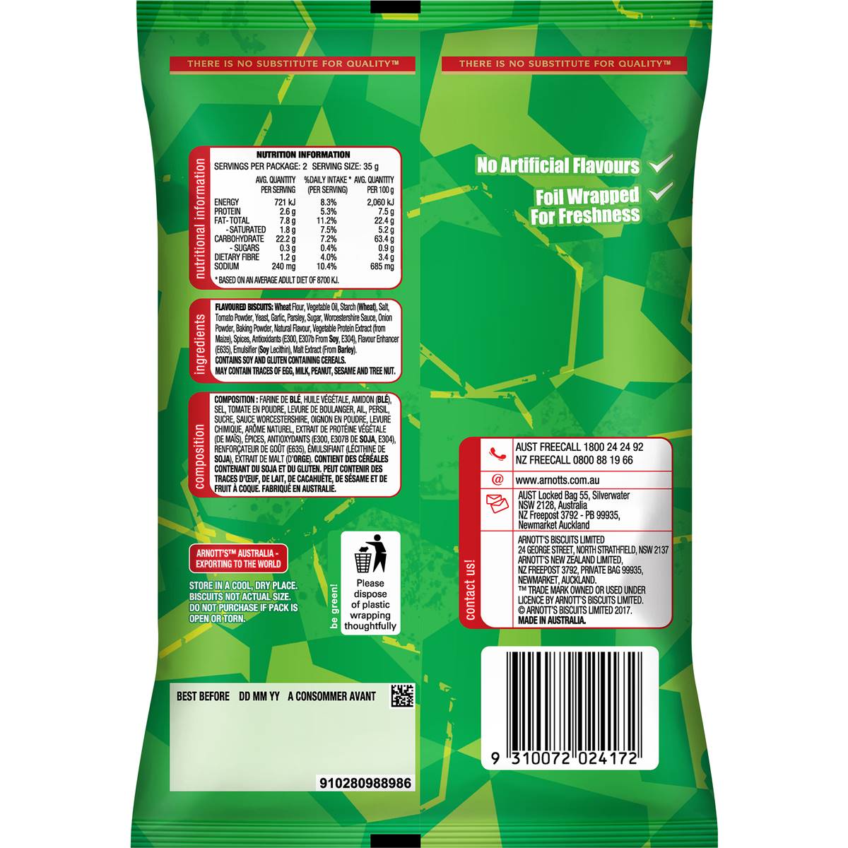 Arnott's Shapes Bbq 70g | Woolworths