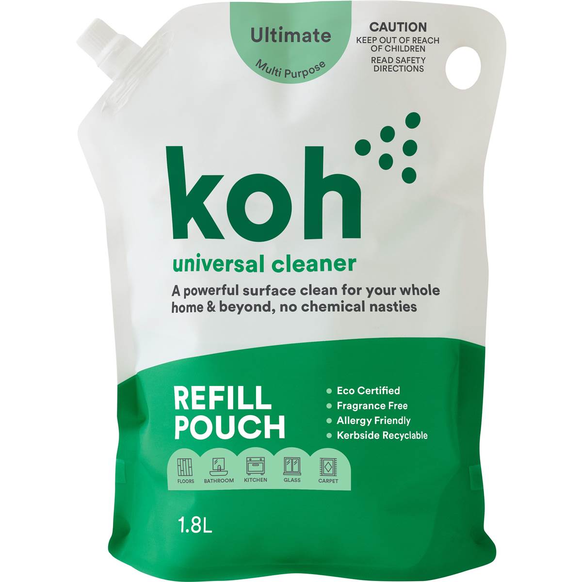 Koh Ultimate Multipurpose Universal Cleaner Refill Pouch 1.8l | Woolworths