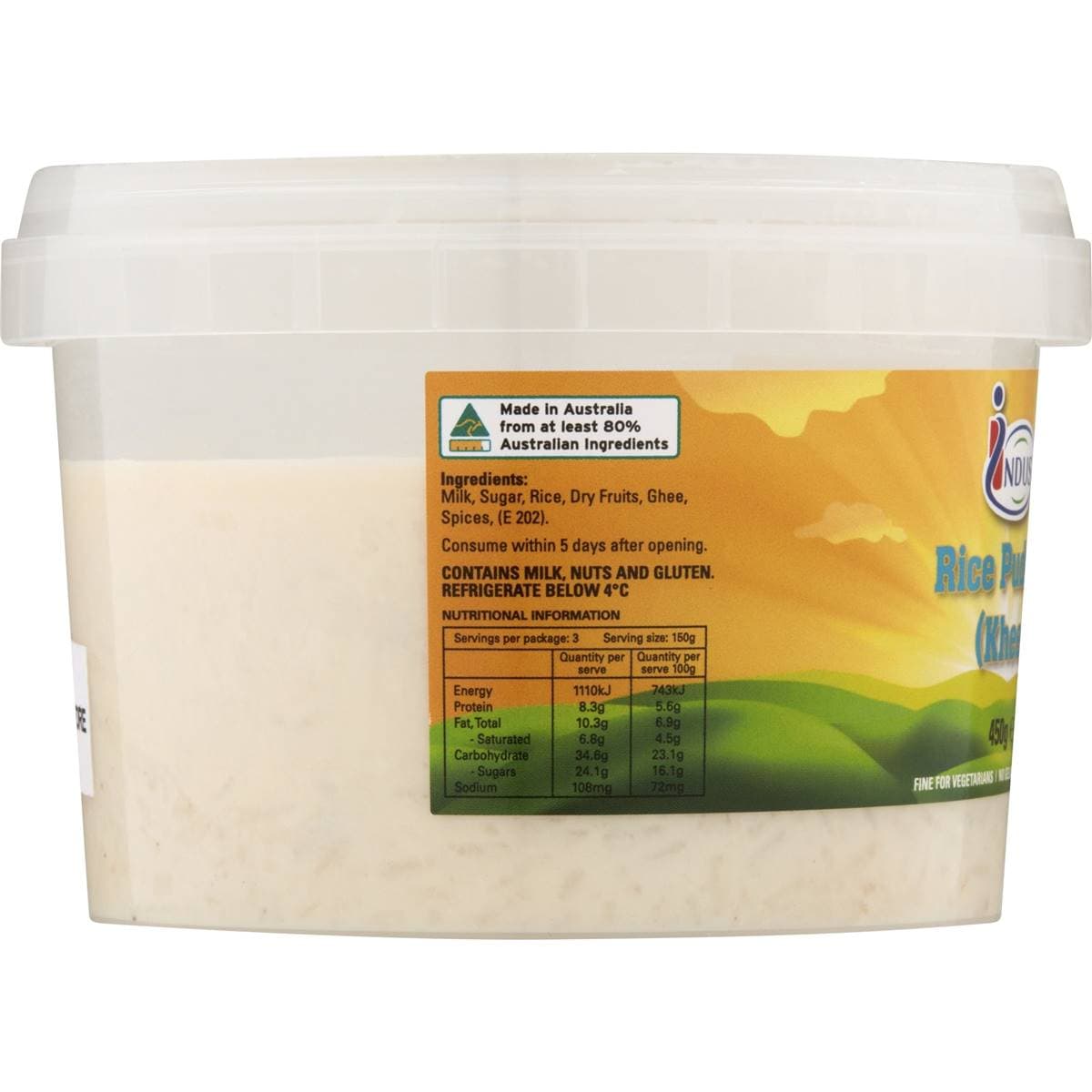 Indus Kheer Rice Pudding 450g | Woolworths