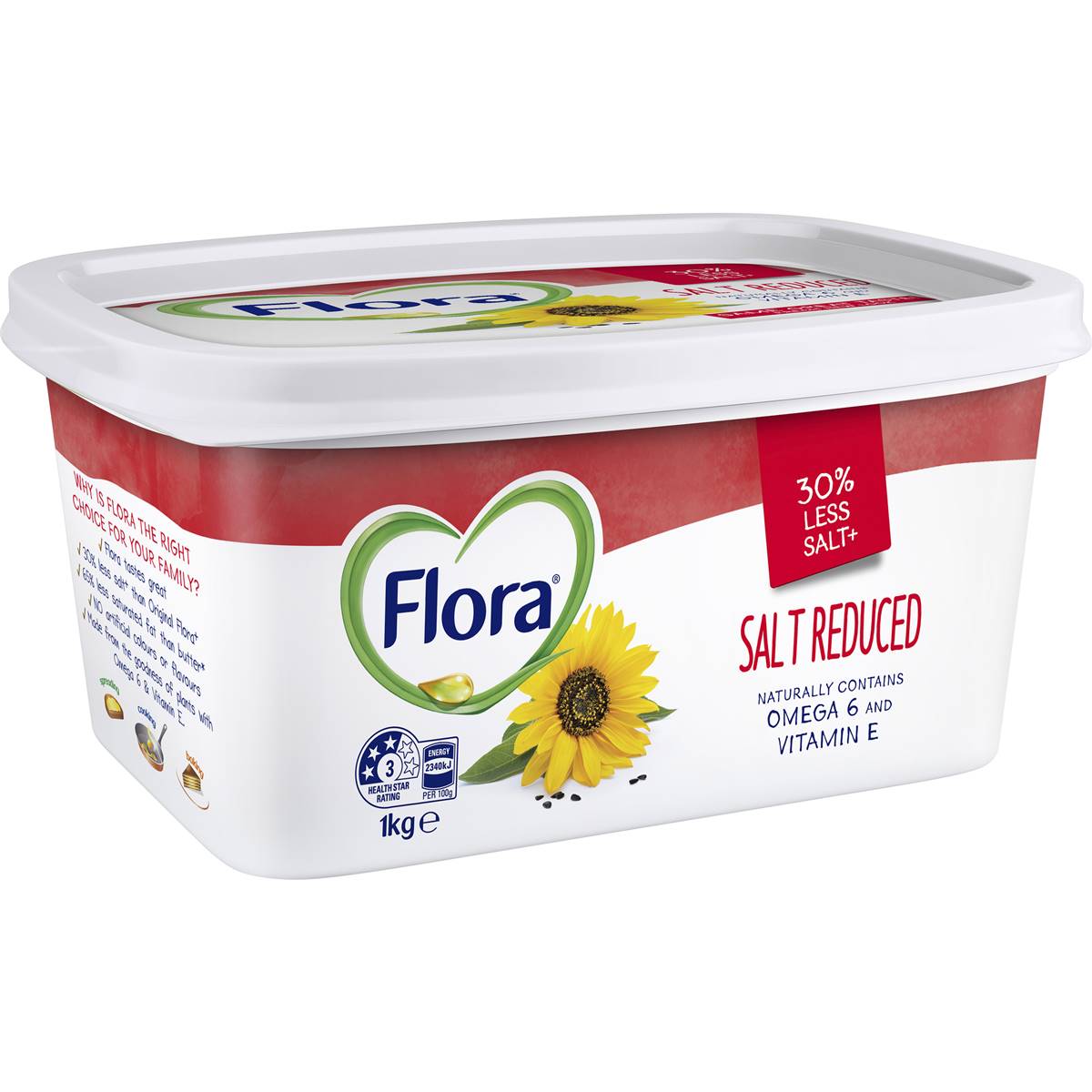 Flora Margarine Spread Salt Reduced