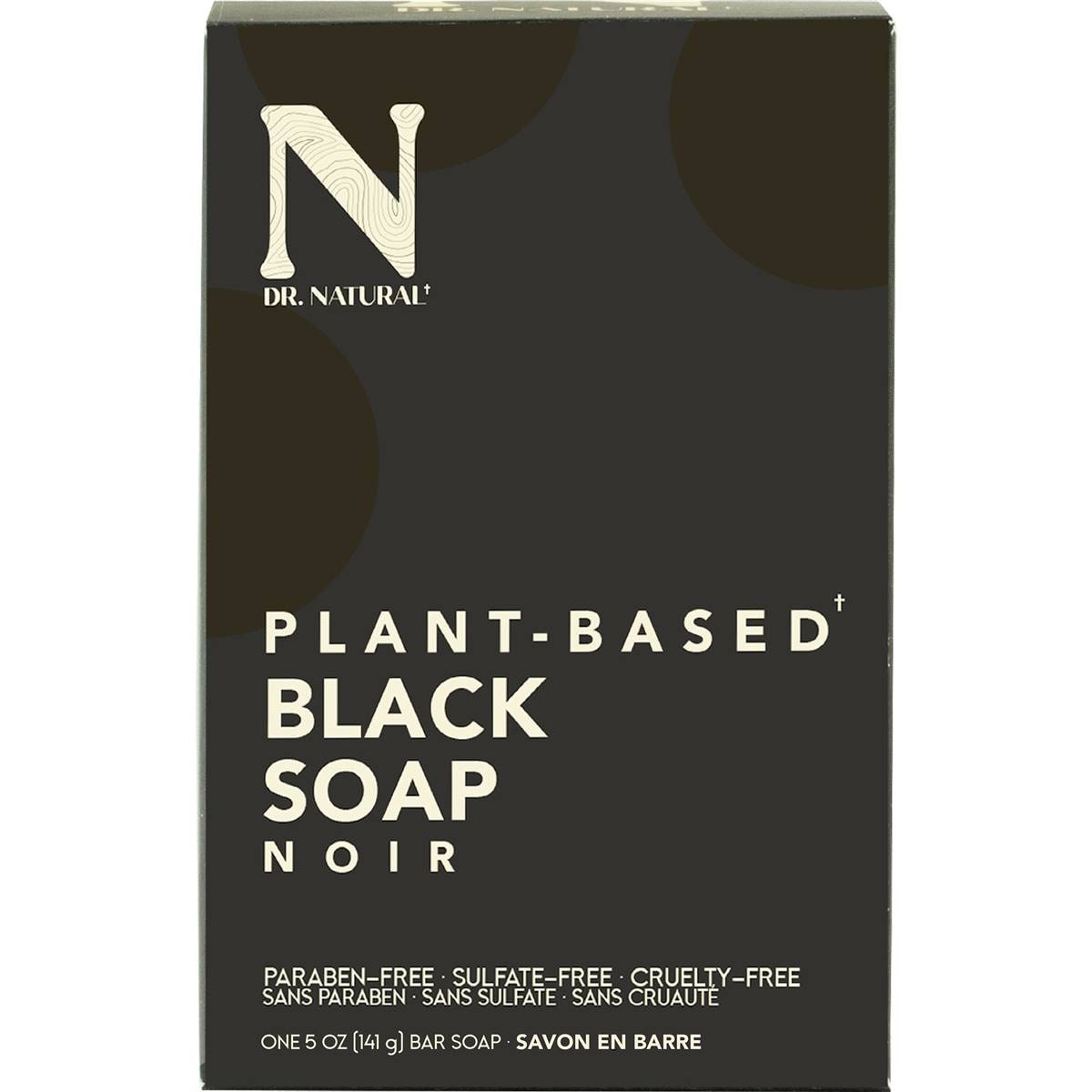 Dr Natural Black Bar Soap 141g | Woolworths