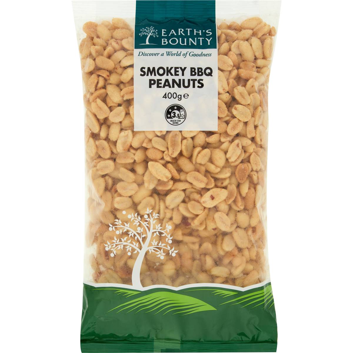 Earth's Bounty Smokey Bbq Peanuts 400g | Woolworths