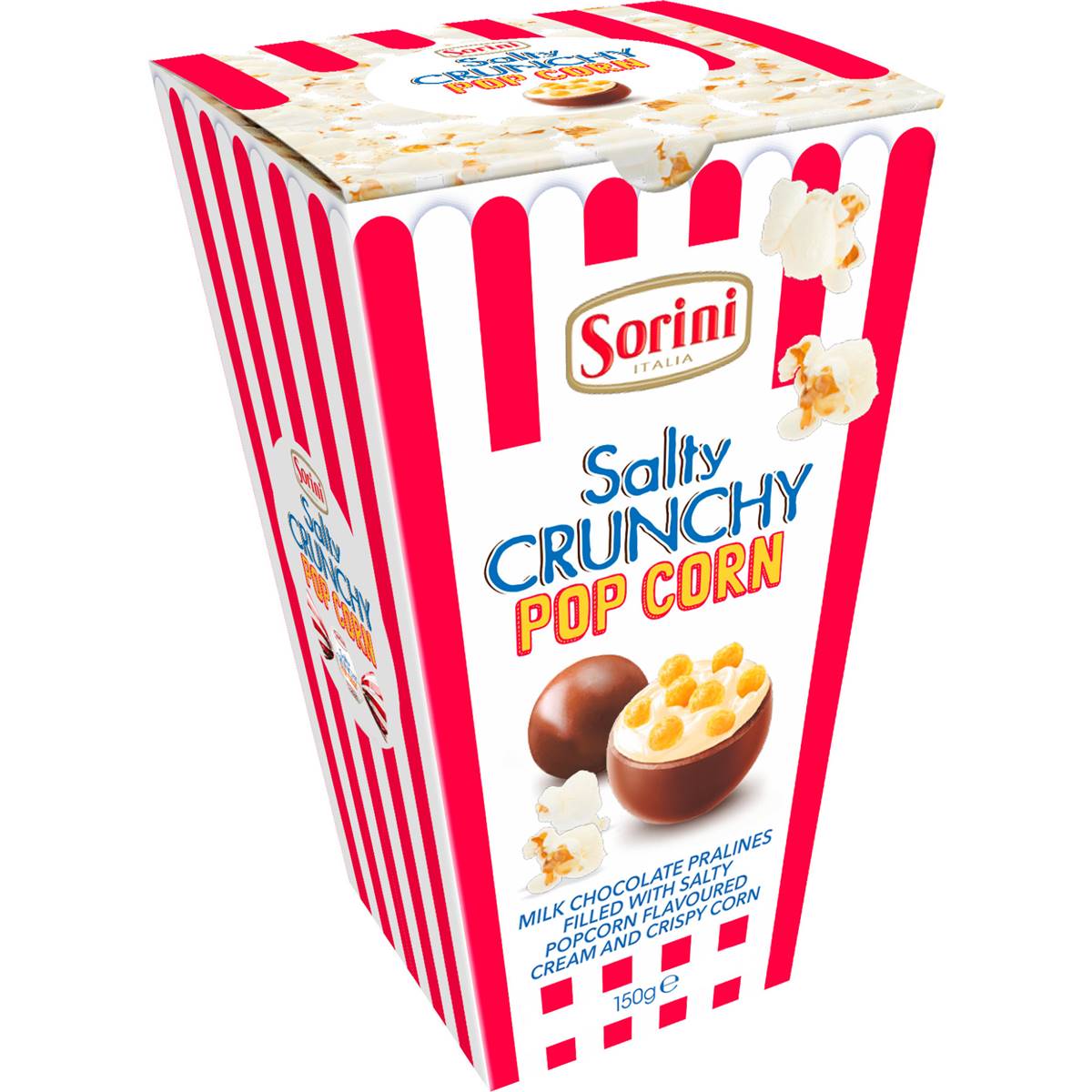 Sorini Salty Pop Corn Chocolates 150g | Woolworths