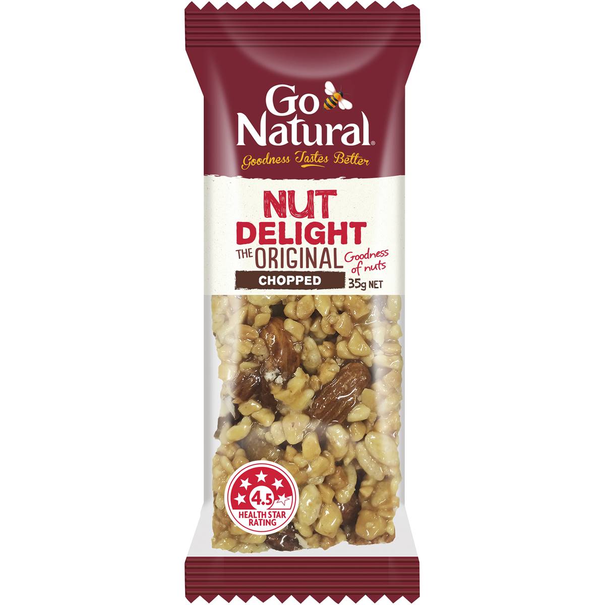 Go Natural Nut Snacks Nut Delight Chopped 175g | Woolworths