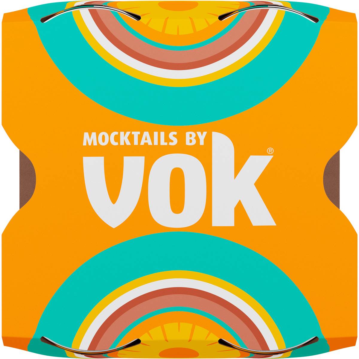 Vok Pina Colada Mocktail Cans 250ml X 4 Pack | Woolworths