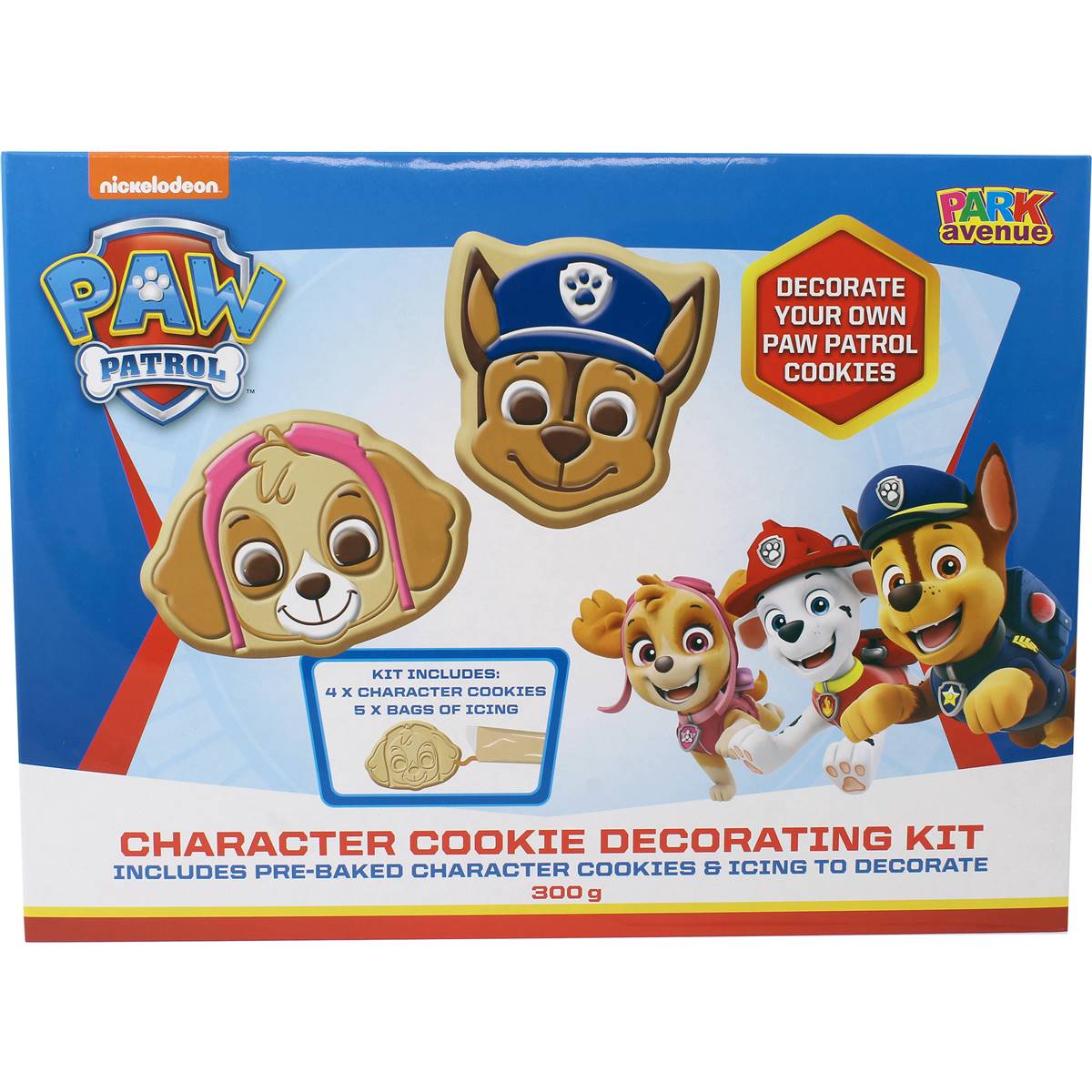 Paw Patrol Diy Cookie Kit 300g Woolworths