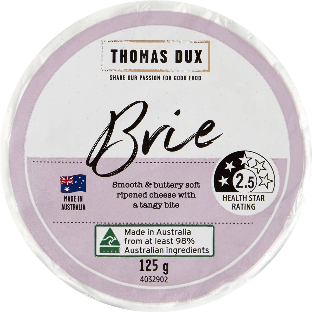 Thomas Dux Brie Cheese 125g | Woolworths