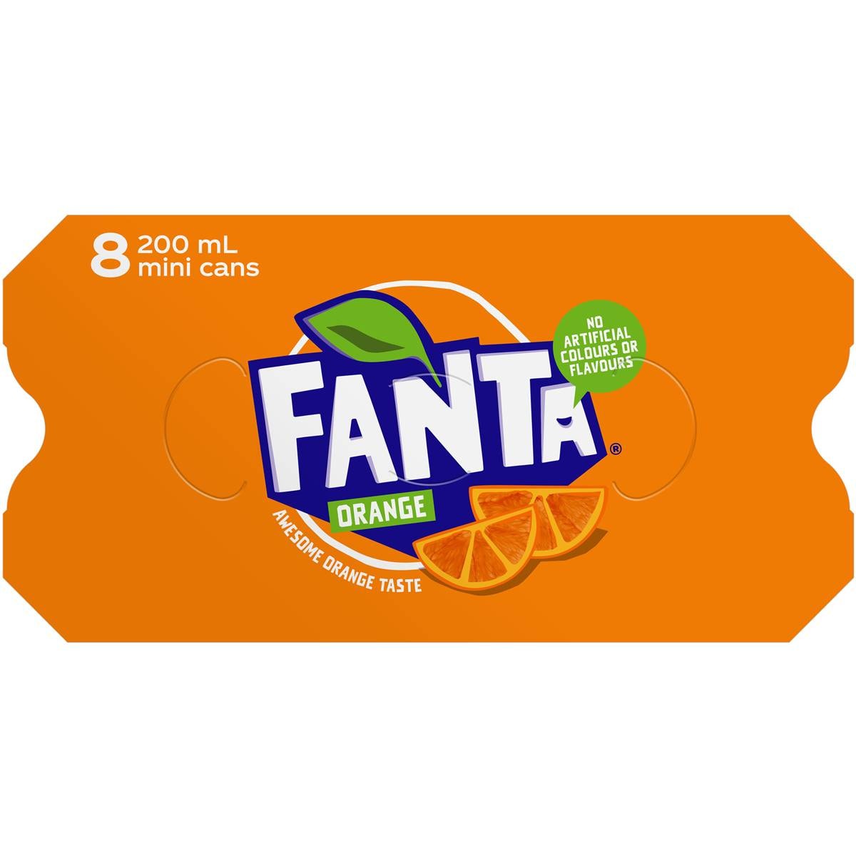 Fanta Orange Mini Can 200ml X8 Pack | Woolworths