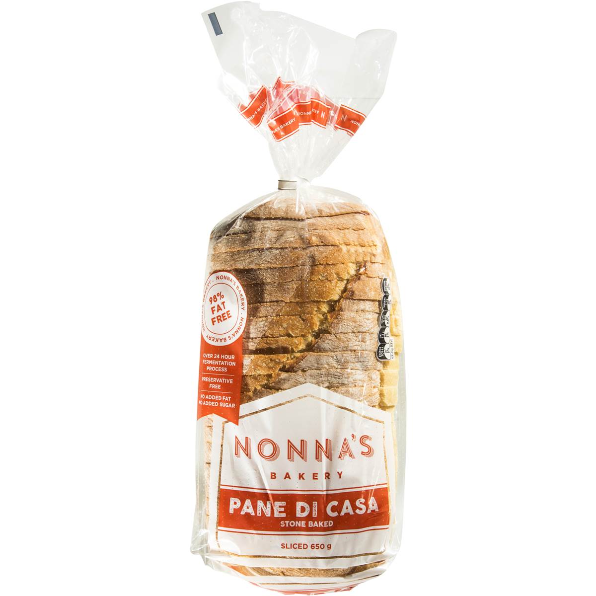 Nonna's Bakery Pane Di Casa Slice Sliced 650g | Woolworths
