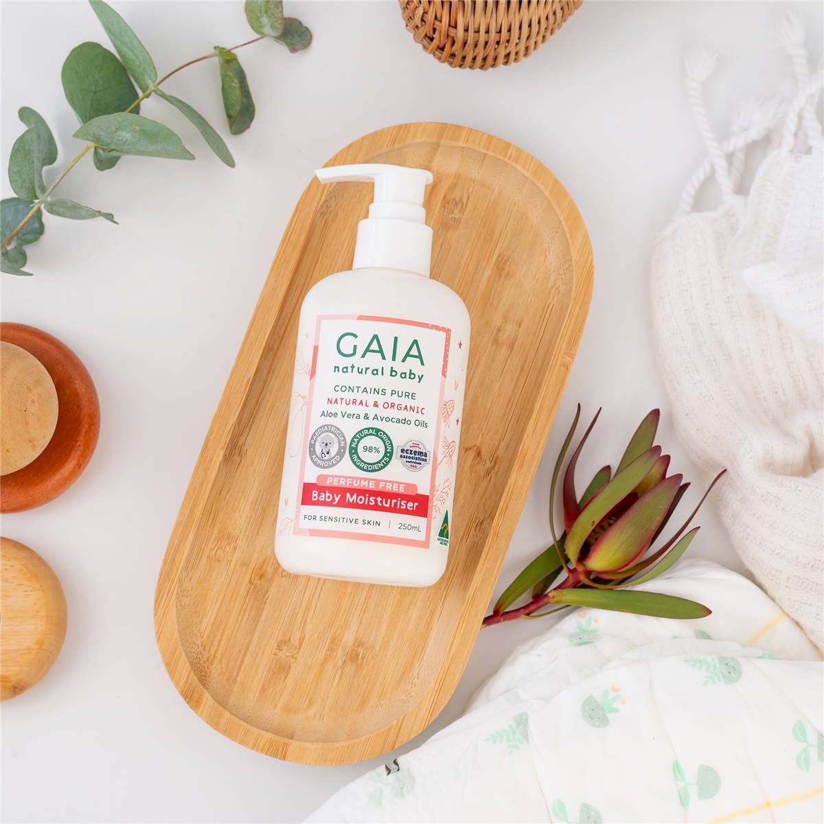 Gaia Baby Moisturiser 250ml | Woolworths