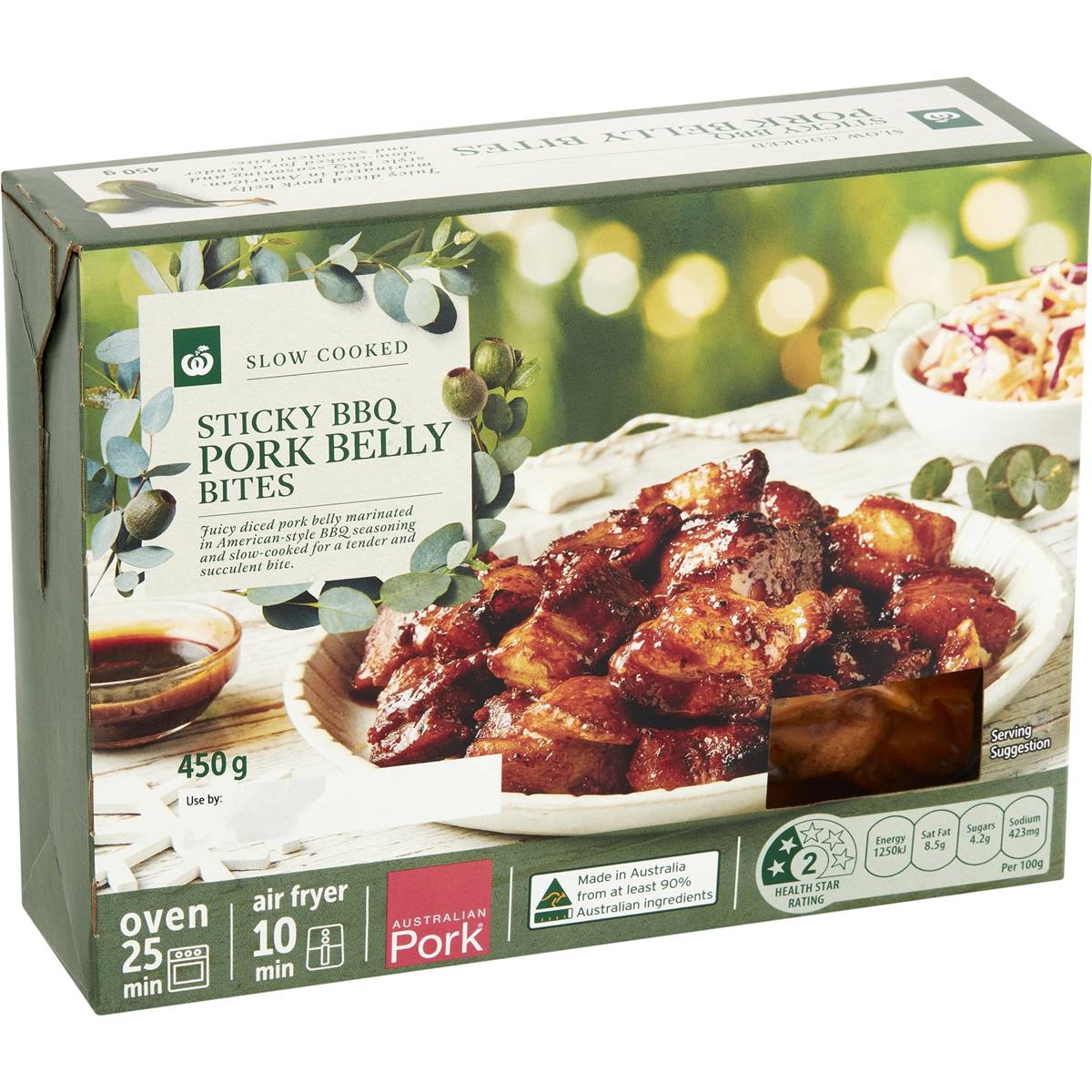 Woolworths Sticky Bbq Pork Belly Bites 450g | Woolworths