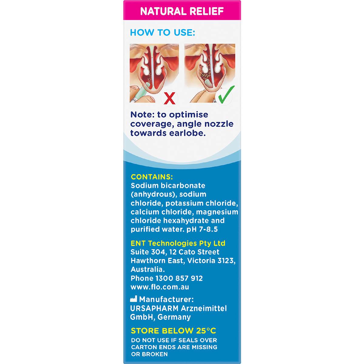Flo Saline Plus Nasal Spray 30ml | Woolworths