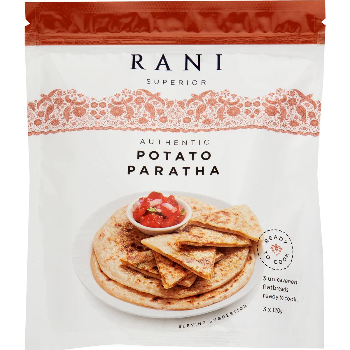 Rani Superior Potato Paratha 3 Pack | Woolworths