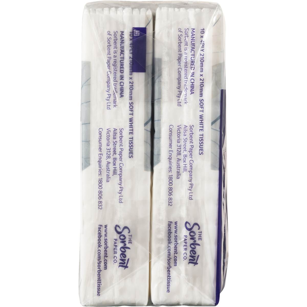 Sorbent Facial Tissues 4ply Pocket Pack 6 Pack Woolworths sorbent-facial-tissues-4ply-pocket-pack-6-pack-woolworths