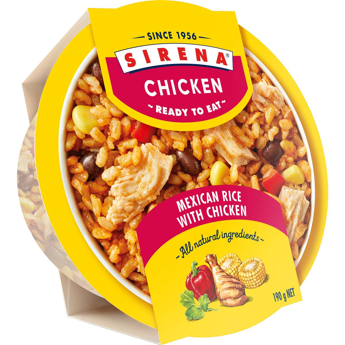 Sirena Ready To Eat Mexican Rice With Chicken 190g | Woolworths