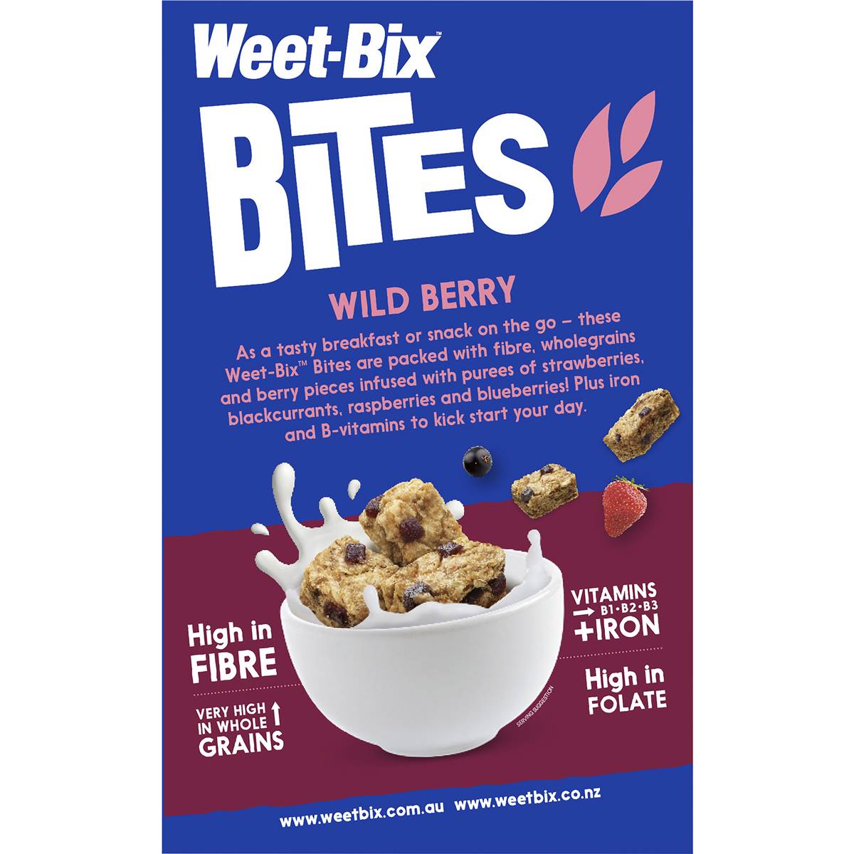 Weet - Bix Bites Wild Berry Breakfast Cereal 500g | Woolworths