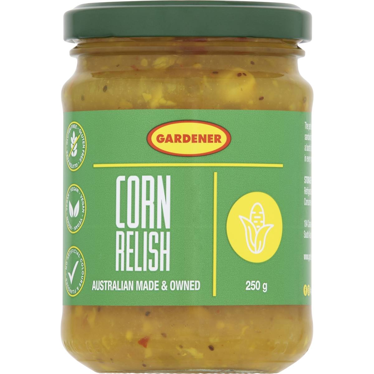 Gardener Corn Relish 250g | Woolworths