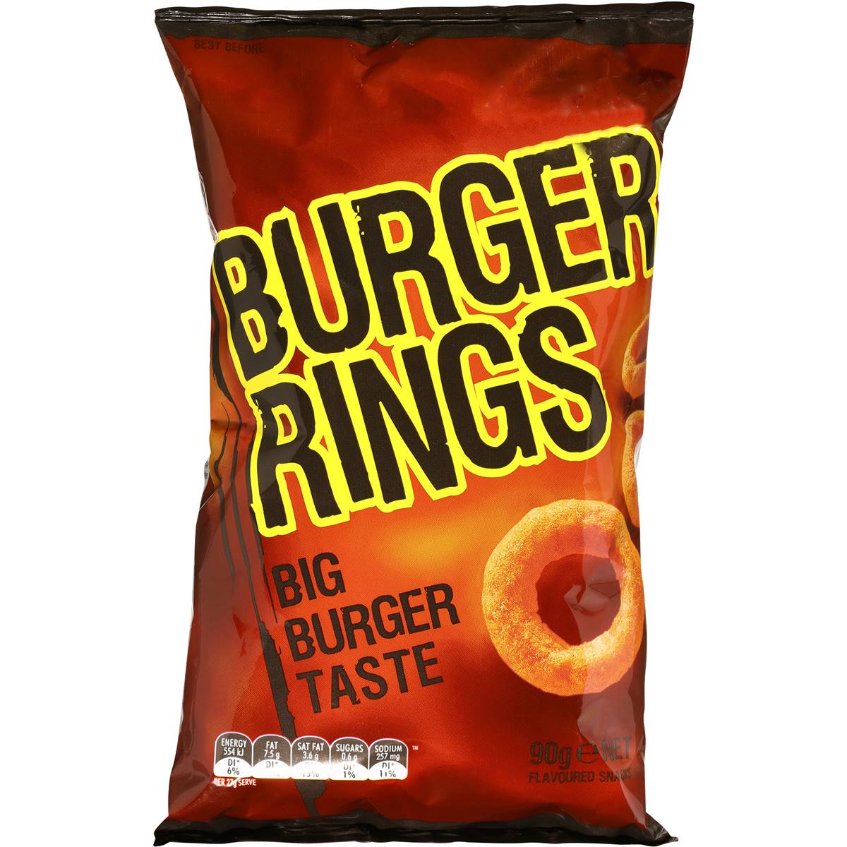 Smith's Burger Rings 90g | Woolworths