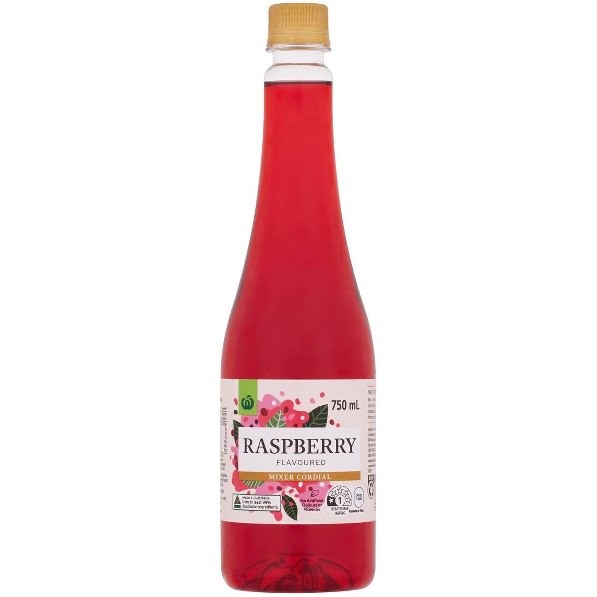 Woolworths Raspberry Cordial 750ml | Woolworths