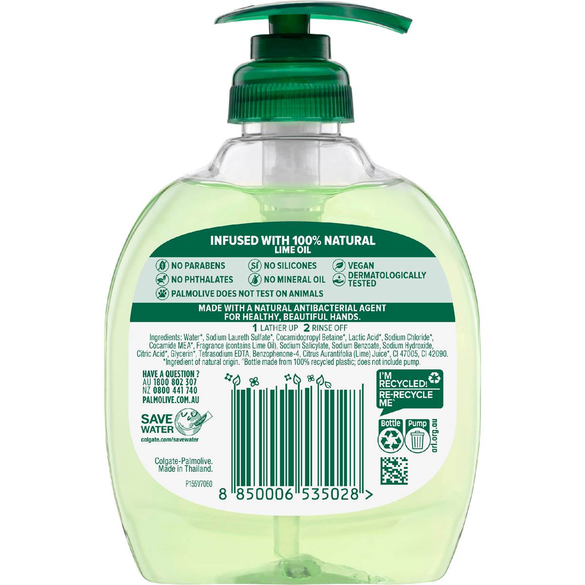 Palmolive Liquid Hand Wash Soap Odour Neutralising 250ml | Woolworths