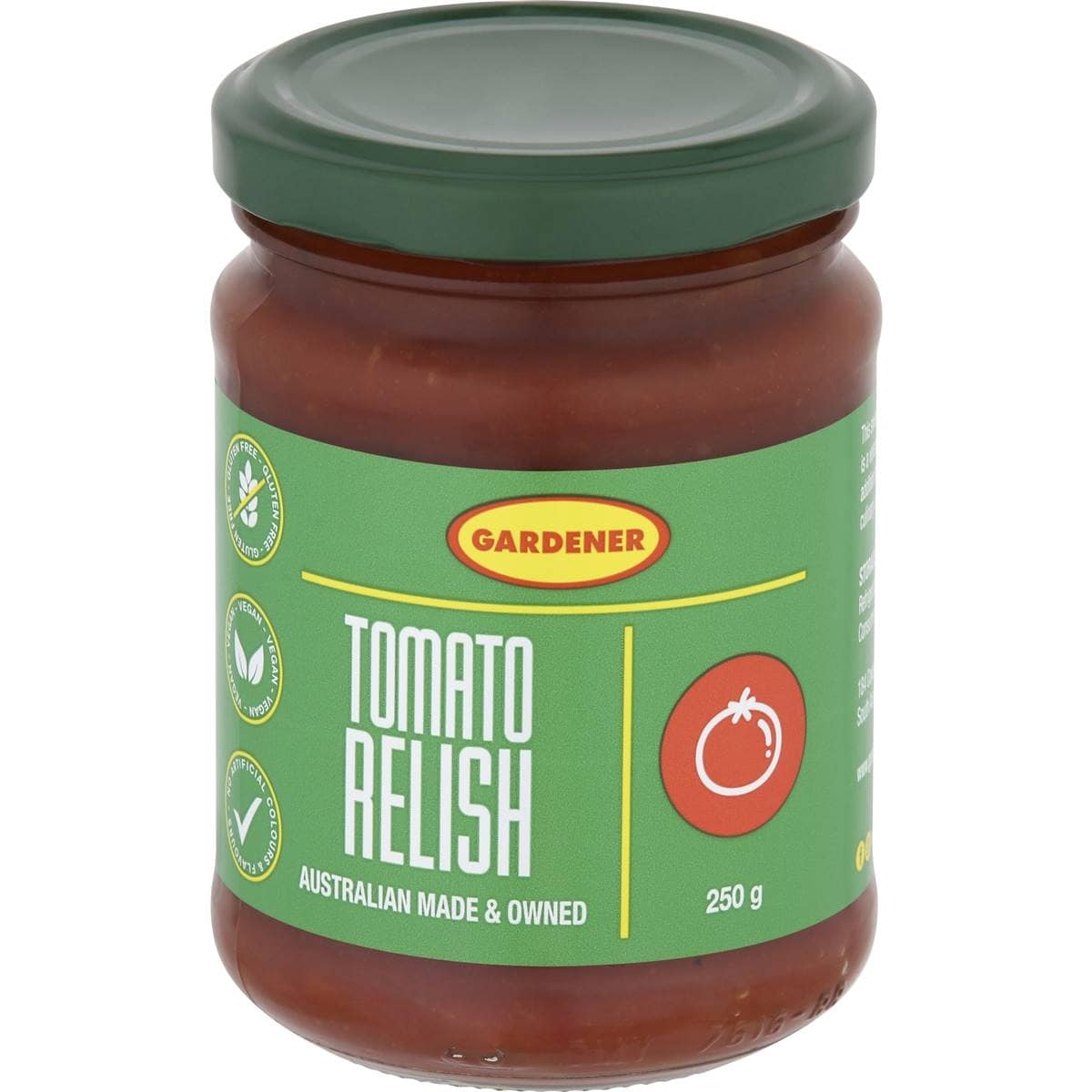 Gardener Tomato Relish 250g | Woolworths