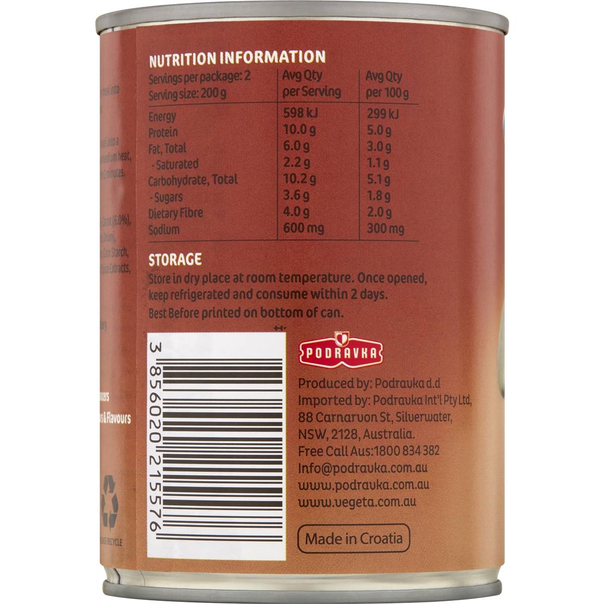 Vegeta Beef Slow Cooked With Mushrooms & Potatoes 400g | Woolworths