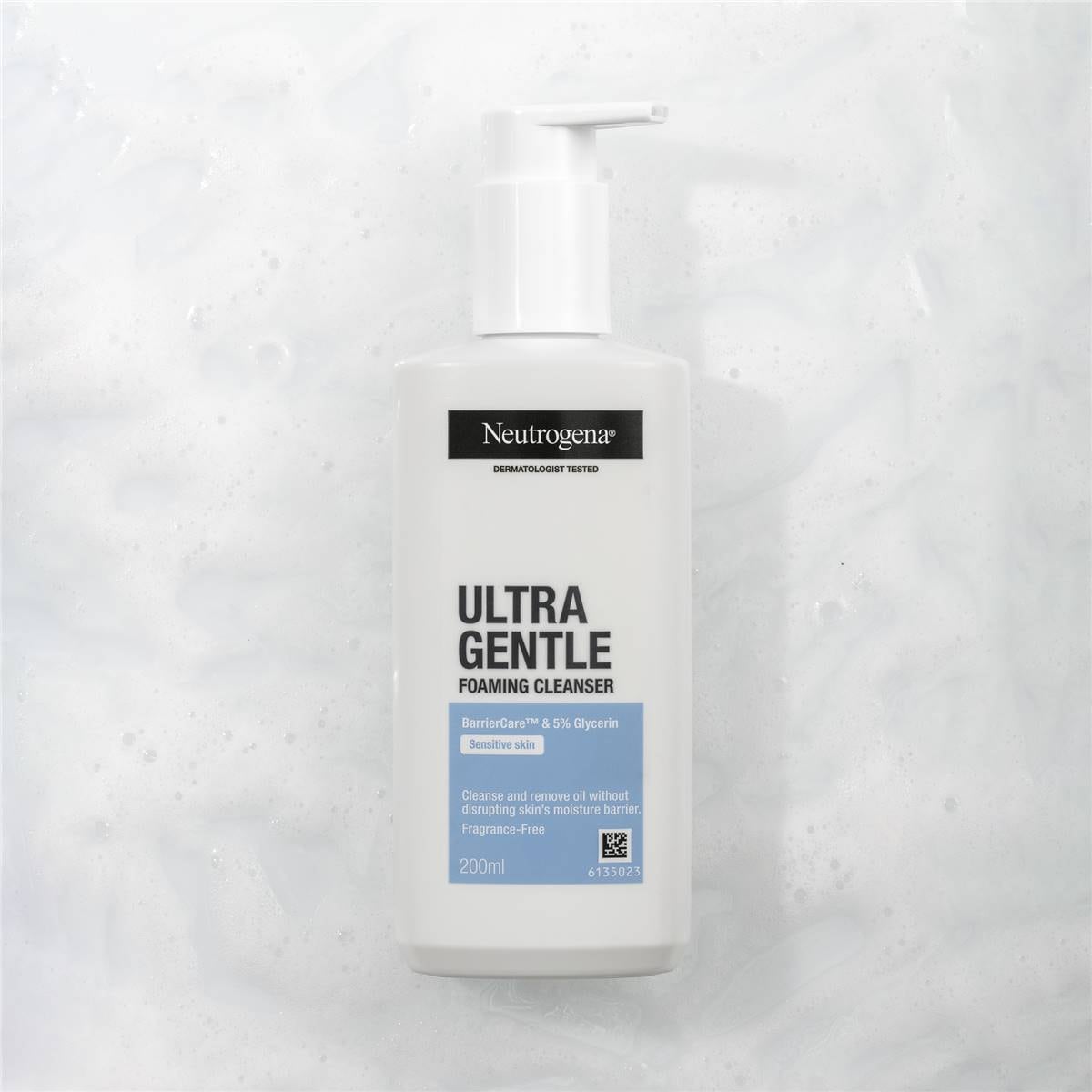 Neutrogena Ultra Gentle Foaming Face Cleanser 200ml | Woolworths