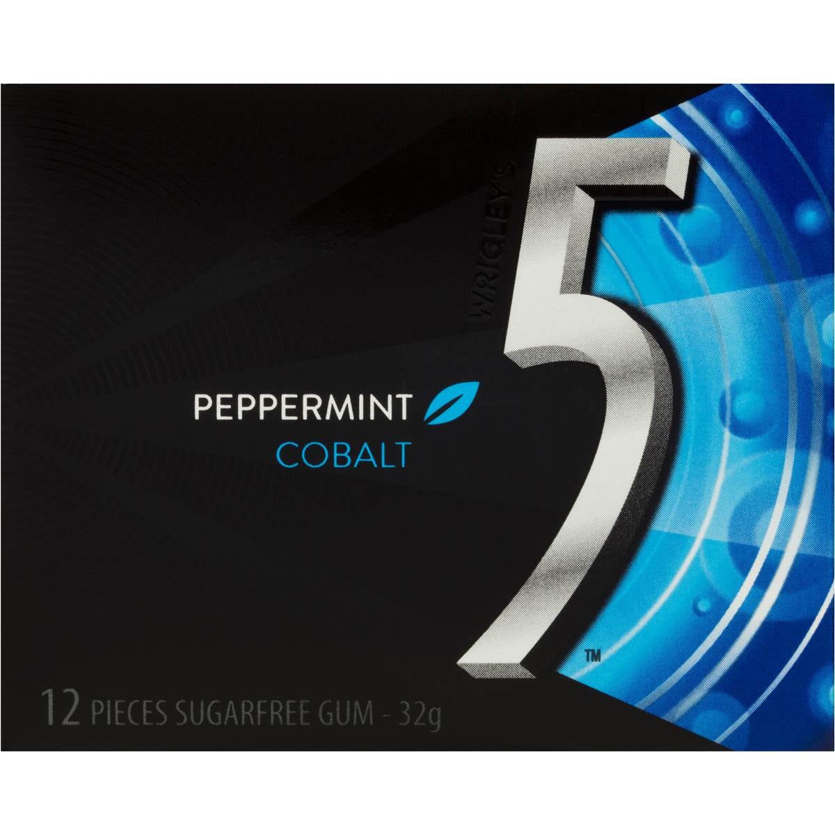 Wrigley's 5 Sugarfree Gum Cobalt 32g | Woolworths
