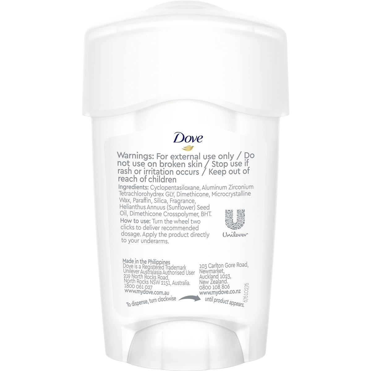 Dove Clinical Protection Deodorant Antiperspirant Fresh Touch 45 Ml ...