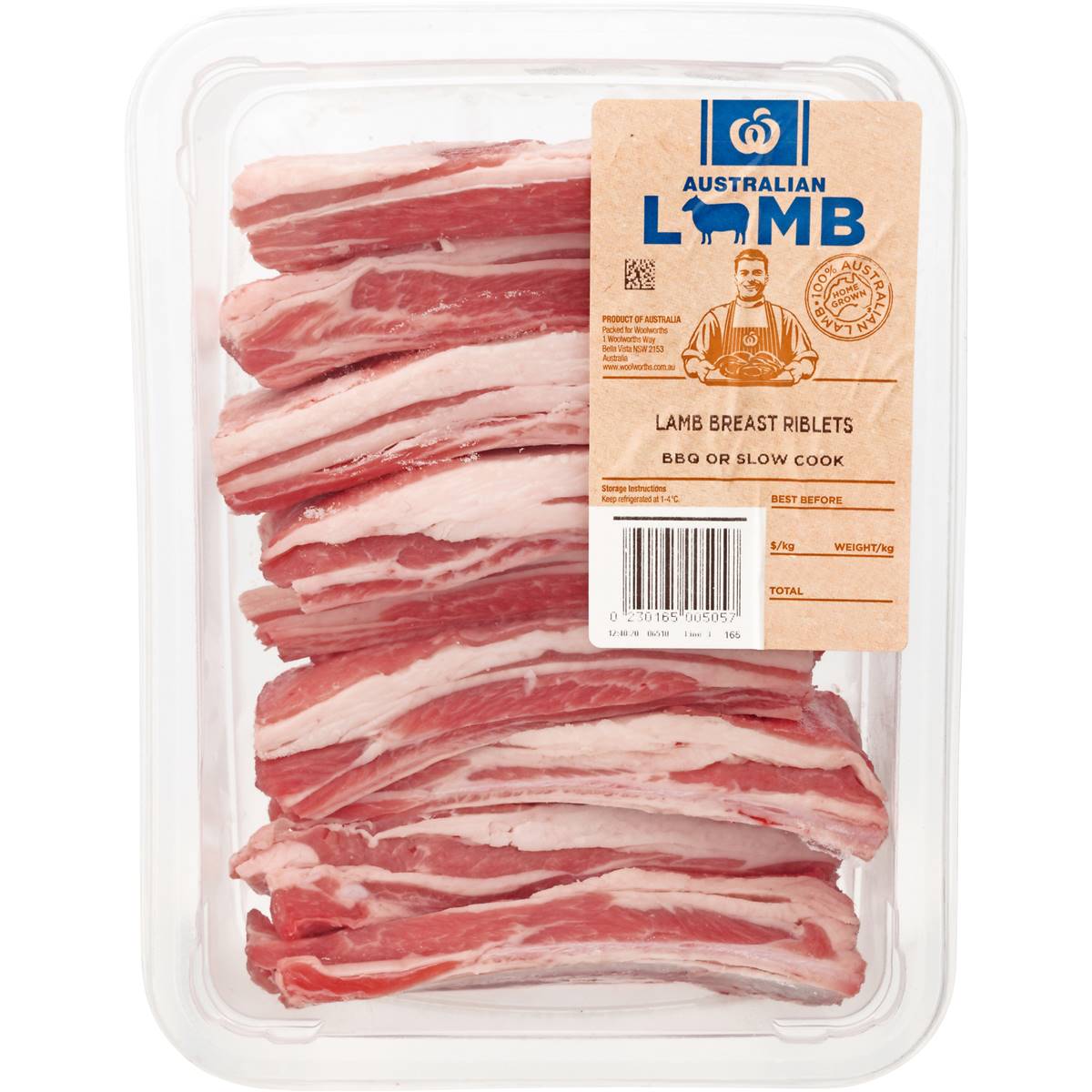 Woolworths Lamb Offal Riblets 450g - 750g | Woolworths