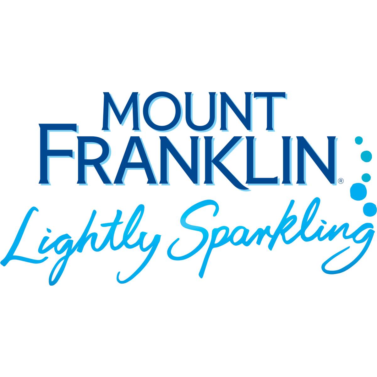 Mount Franklin Lightly Sparkling Water Lemon Bottle 1.25l | Woolworths